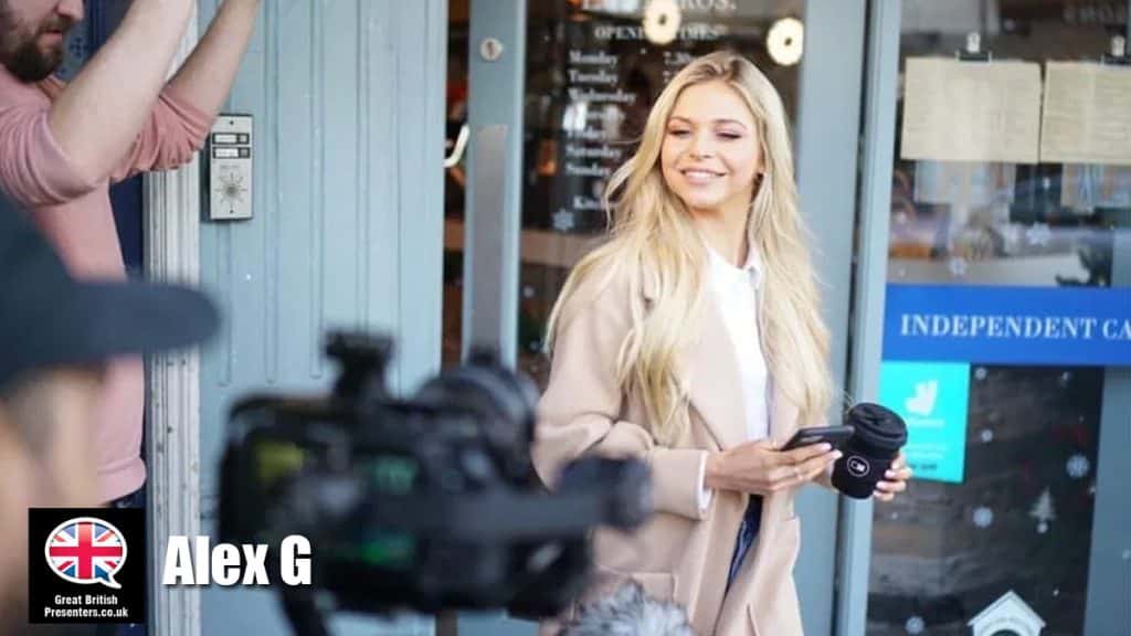 Female TV Presenter and Event Host Alex G at Great British Presenters