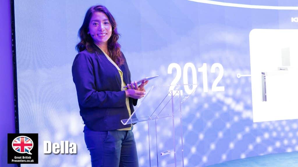 Corporate Presenter Della at Great British Presenters