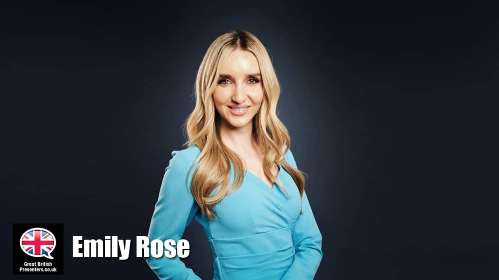 Corporate Presenter Emily Rose at Great British Presenters