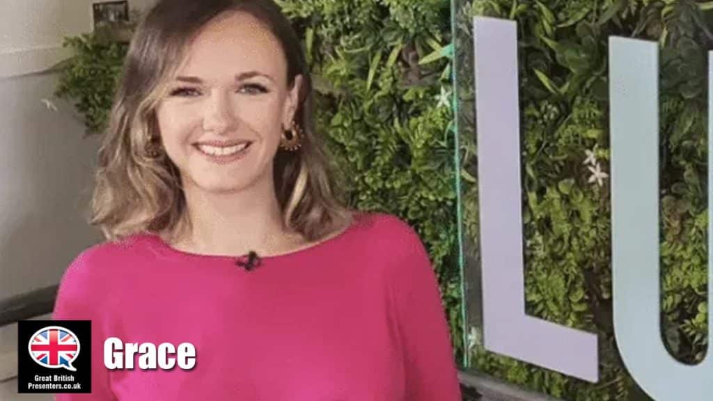 Female Presenter Grace at Great British Presenters