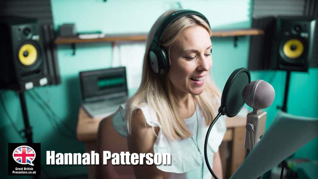 Voiceover Hannah Patterson at Great British Presenters