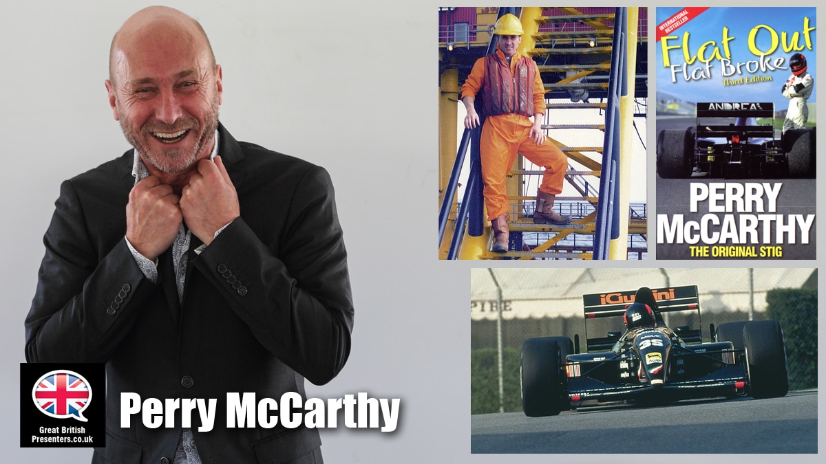 Hire Original Top Gear's 'The Stig' Perry McCarthy TV Host