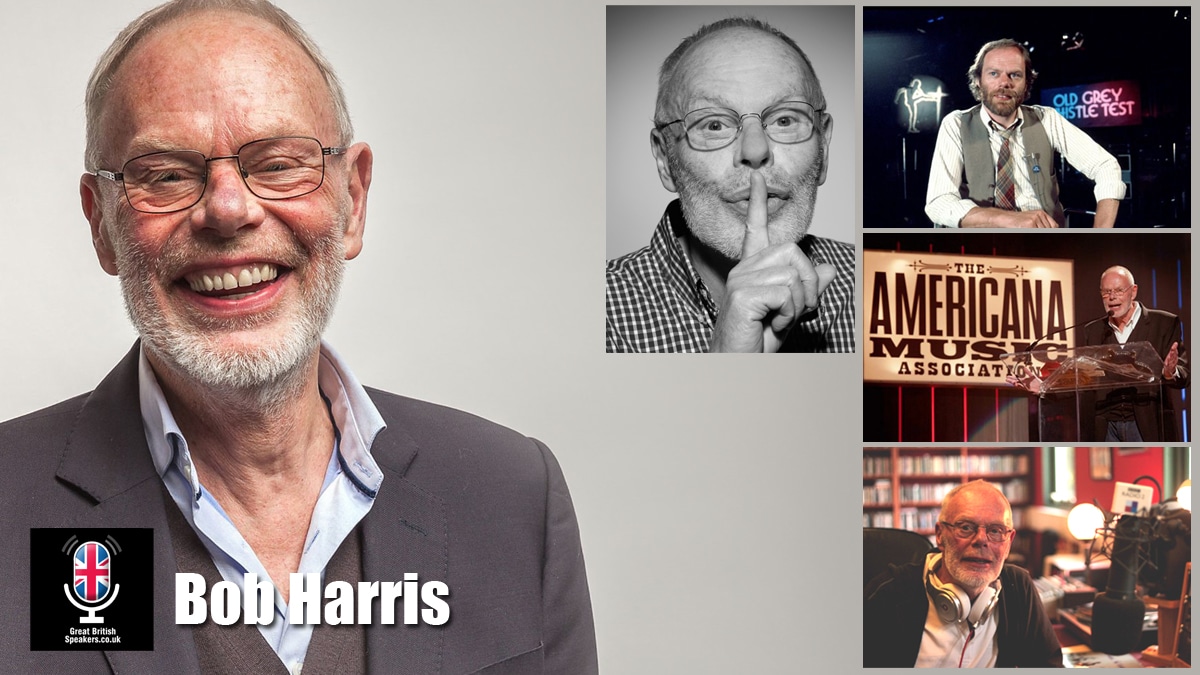Legendary Radio DJ Bob Harris OBE at Great British Speakers.