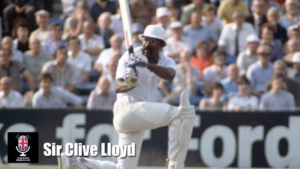 West Indies Cricketer Sir Clive Lloyd at Great British Speakers