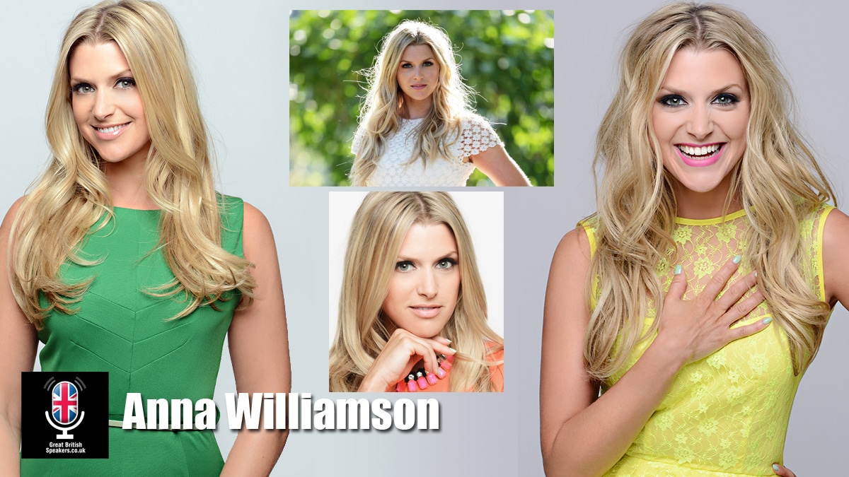 TV Host, Mental Health Speaker Anna Williamson at Great British Speakers