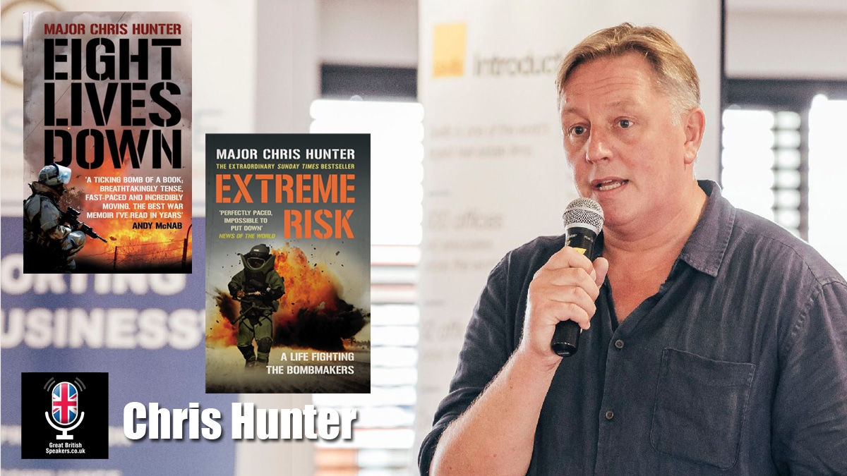 Major Chris Hunter, Book Risk Leadership Motivation speaker