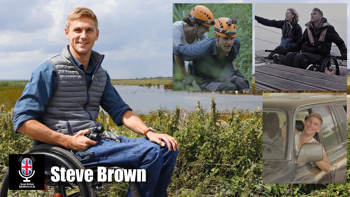 Paralympian and Countryfile Presenter Steve Brown at Great British ...