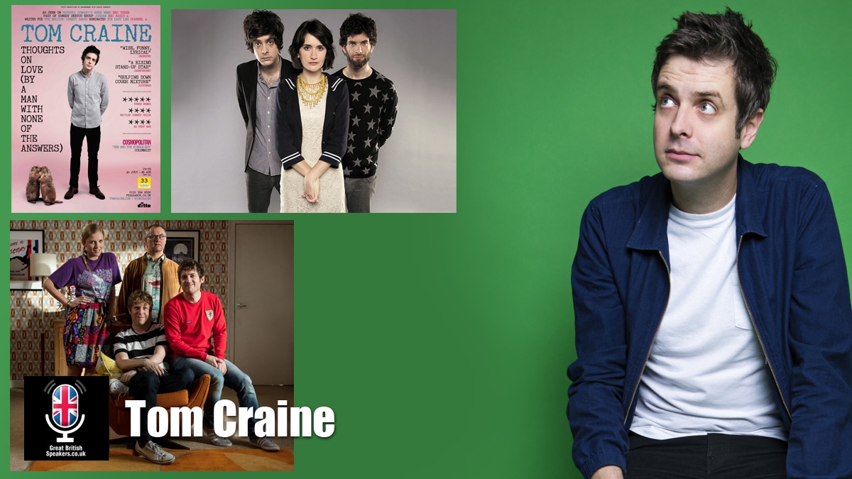 Tom Craine | Book TV comedian event host | Speaker agent