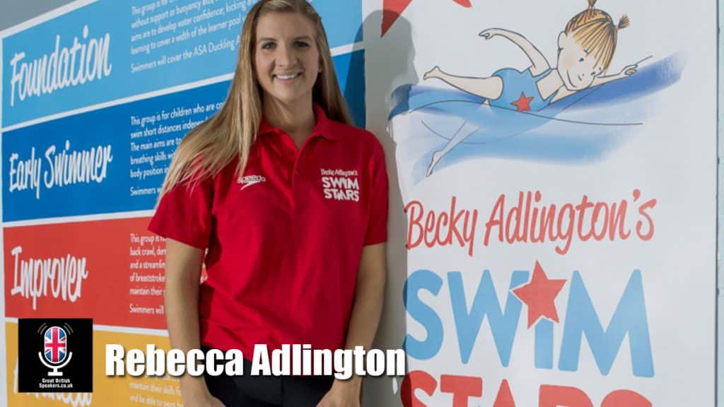 Olympic Swimmer and Speaker Rebecca Adlington OBE at Great British Speakers