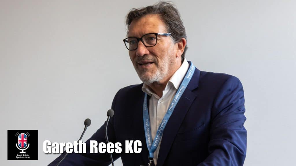 Leading Barrister Gareth Rees KC at Great British Speakers