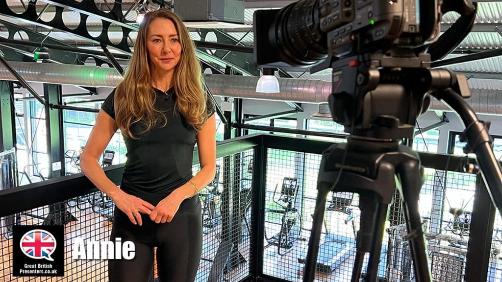 Former Athlete and TV Presenter Annie at Great British Presenters