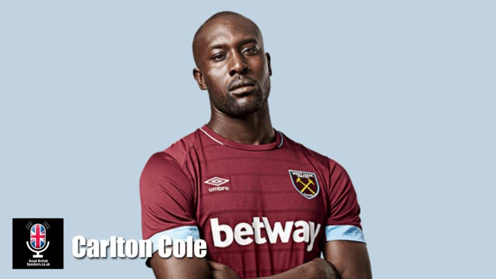 Former Footballer Carlton Cole at Great British Speakers