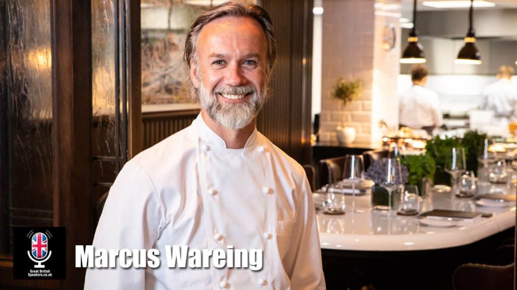 Chef Marcus Wareing at Great British Speakers