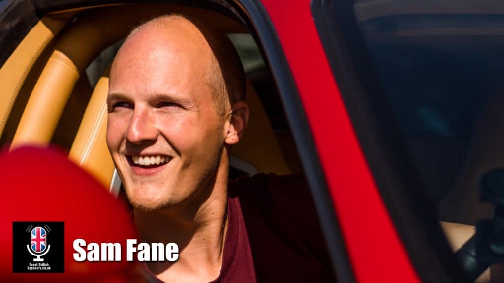 Sam Fane hire Automotive Youtuber speaker book at agent Great British ...