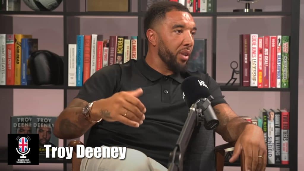 Footballer Troy Deeney at Great British Speakers