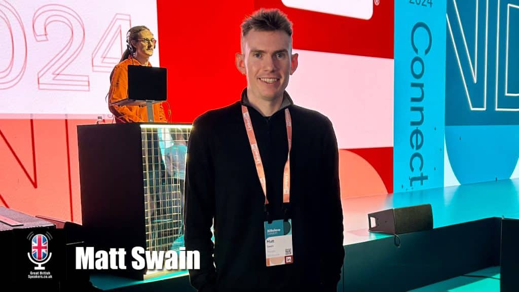 Business Speaker Matt Swain at Great British Speakers
