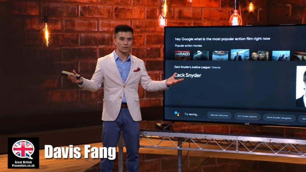 Technology Presenter Davis Fang | Great British Presenters