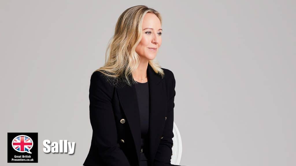 Presenter Sally Lockwood at agent Great British Presenters